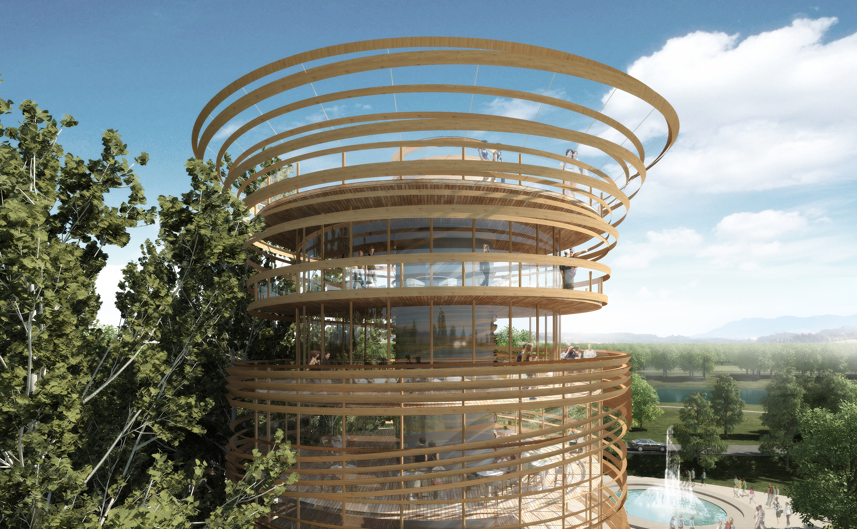 Plot 9 Entrance ­Tower