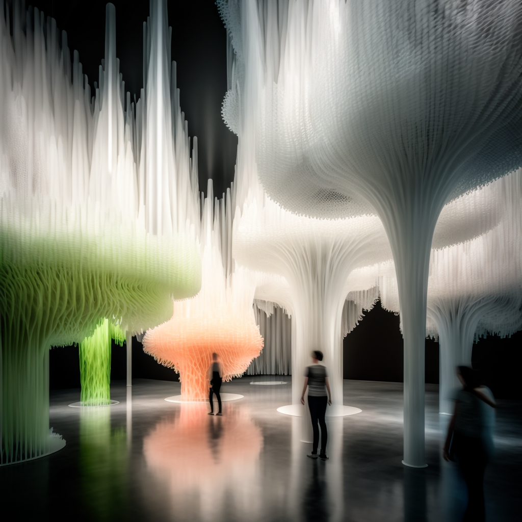 Underwater Oasis: An Art Installation of Coral-like Objects