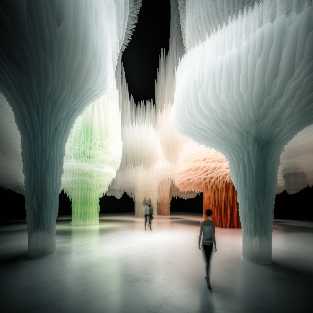 Underwater Oasis: An Art Installation of Coral-like Objects