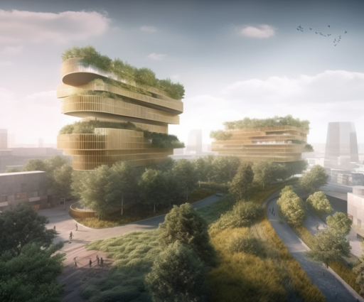 Sustainable timber tower architecture