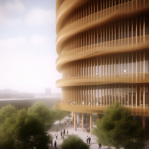 Sustainable timber tower architecture