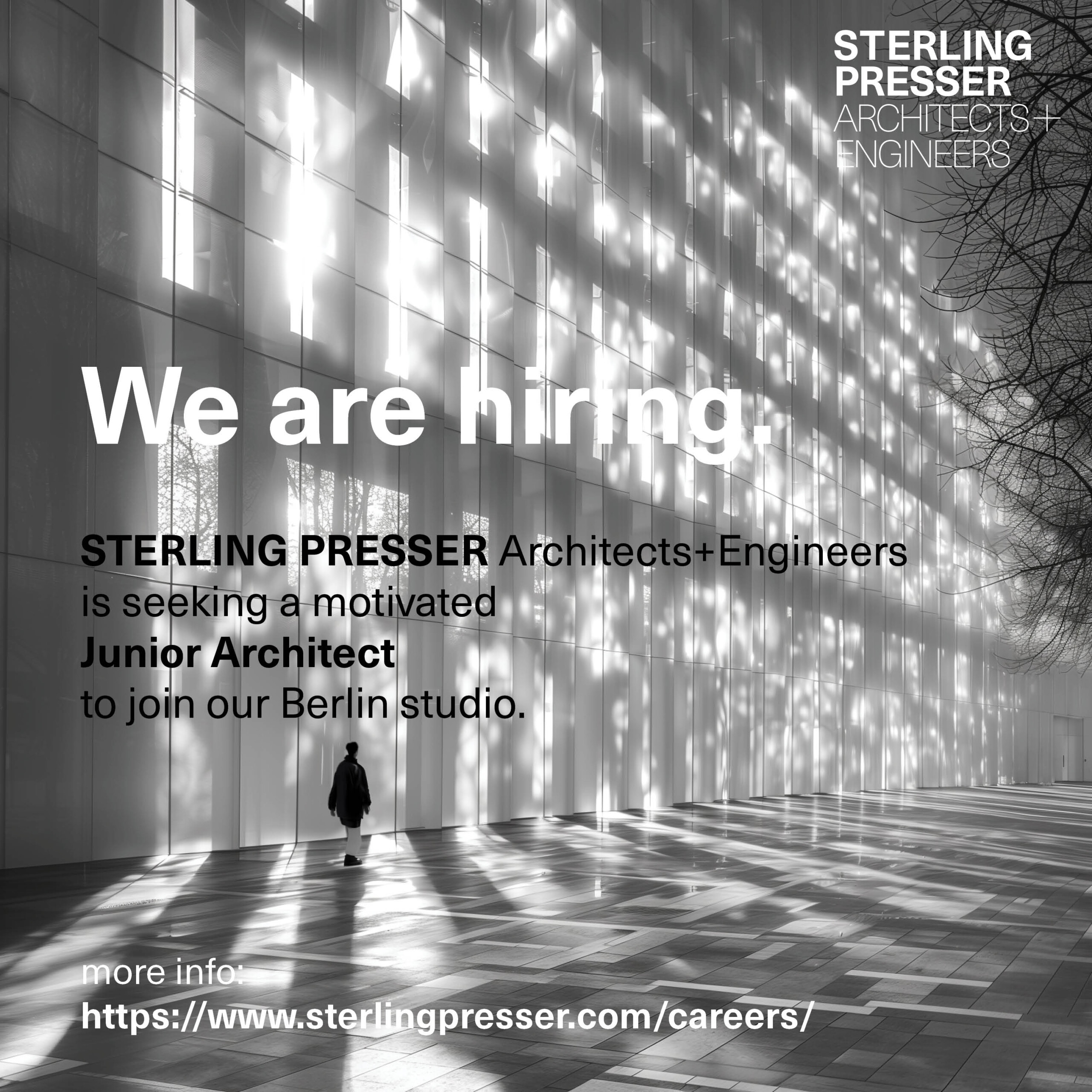 WE'RE HIRING - JUNIOR ARCHITECT